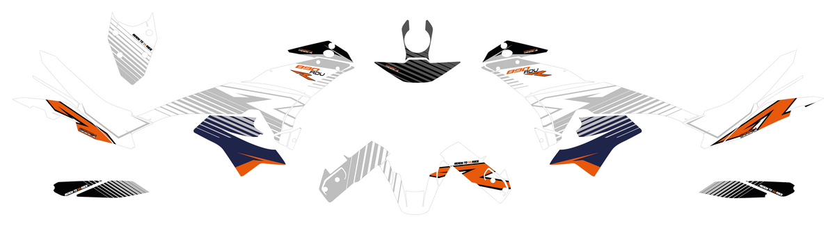Andes - Custom KTM 890 adv decals – Crispy Designs | Specialist in ...