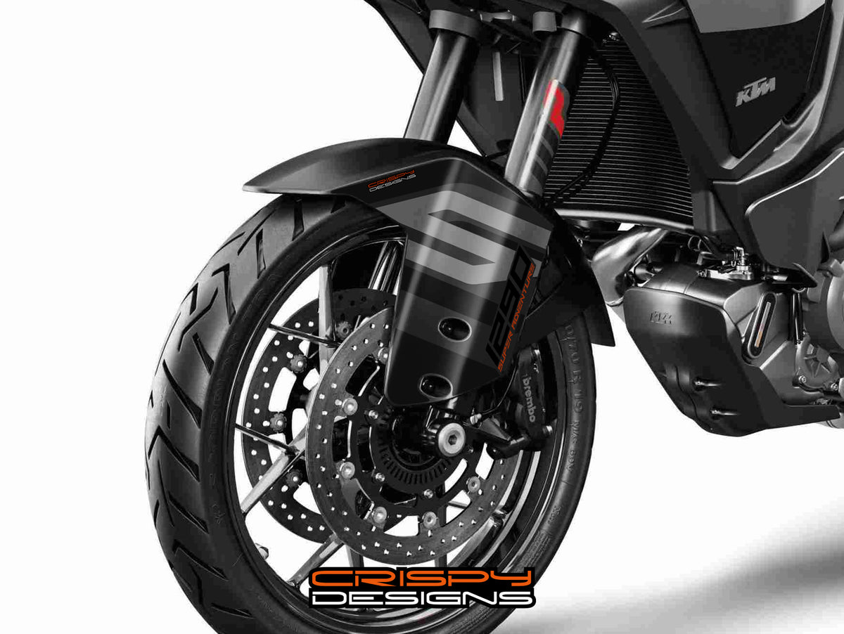 KTM 1290 Super Adventure 'Super S' 19" fender decal set – Crispy ...