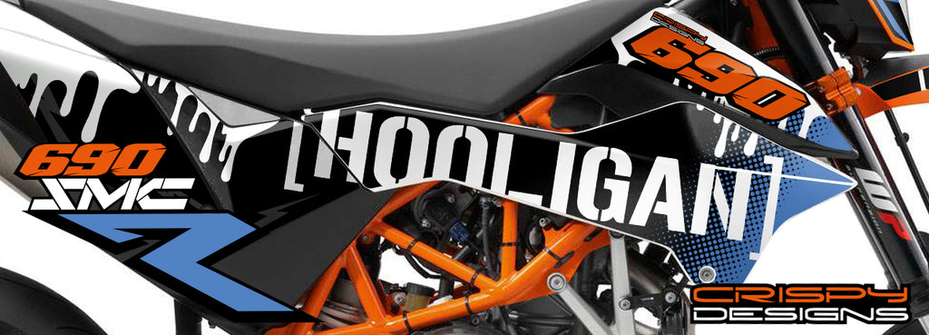 KTM 690 SMC-R 'Hooligan' decal kit – Crispy Designs | Specialist in ...