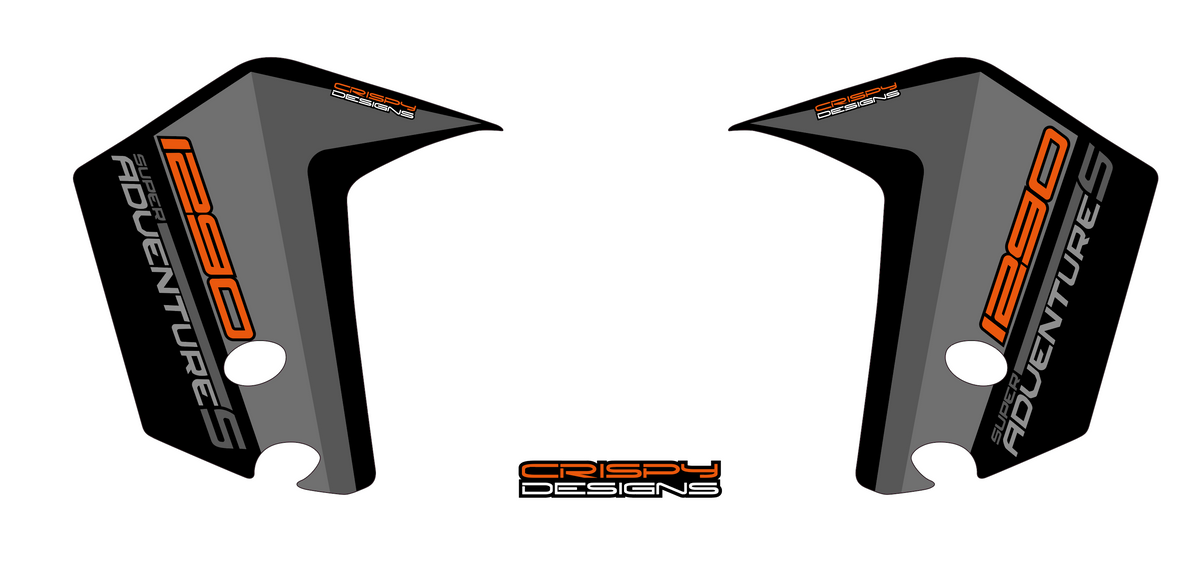 KTM 1290 ADV S 'Vector' fender decals – Crispy Designs | Specialist in ...