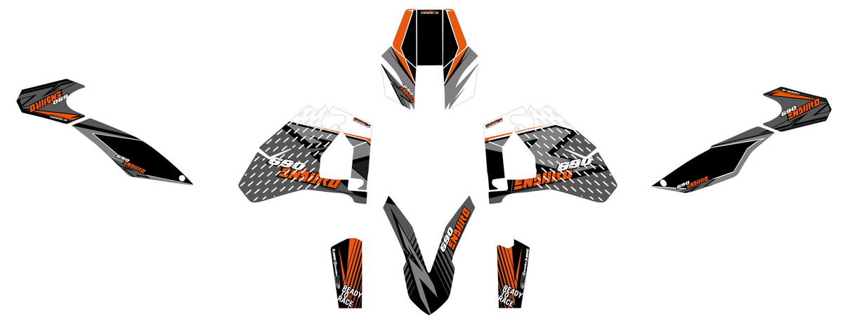 Booth - KTM 690 Enduro R custom decals – Crispy Designs | Specialist in ...