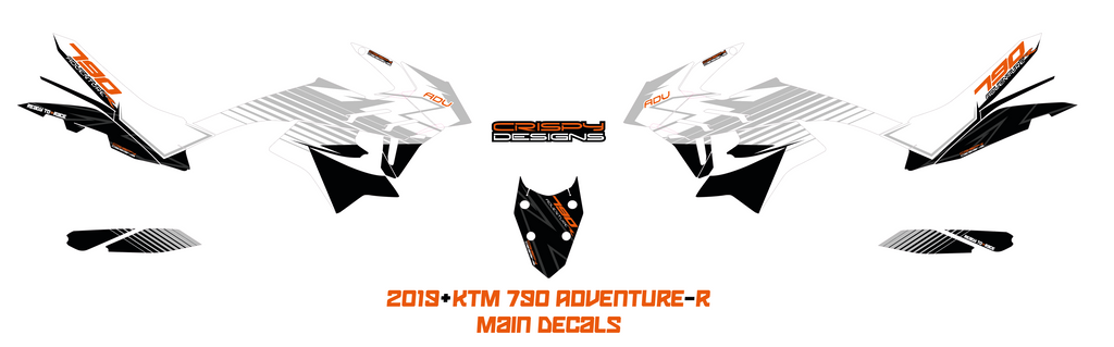 KTM 790 ADV-R 'Tundra' decal kit – Crispy Designs | Specialist in ...