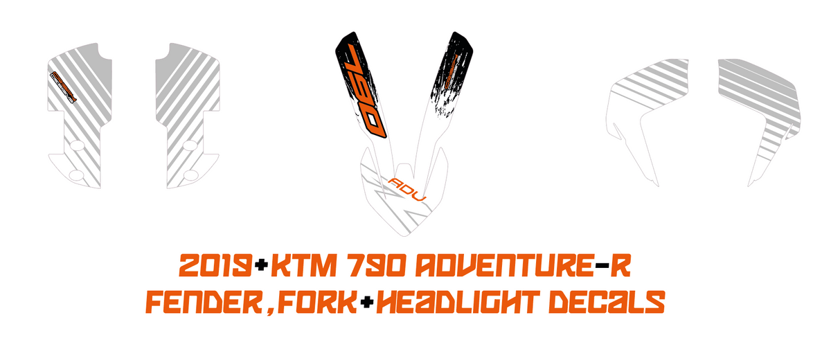 KTM 790 ADV-R 'Tundra' decal kit – Crispy Designs | Specialist in ...