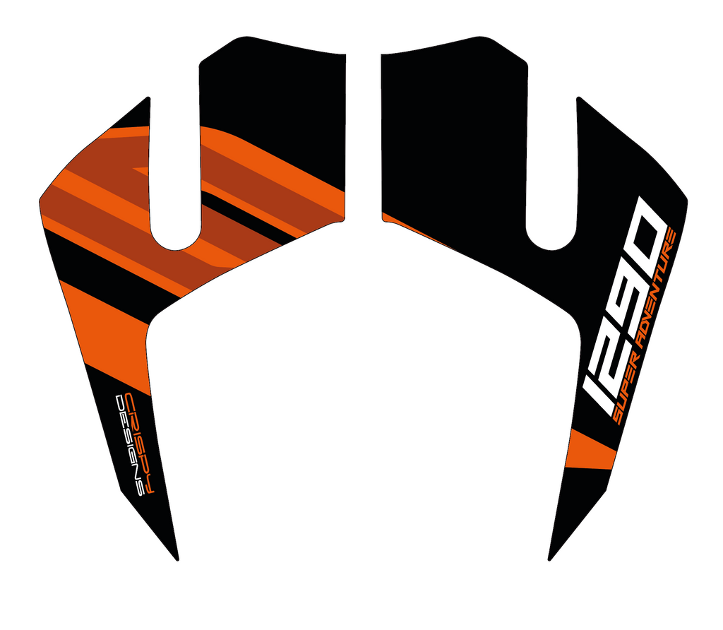 KTM 1290 Super ADV headlight surround decal set – Crispy Designs ...