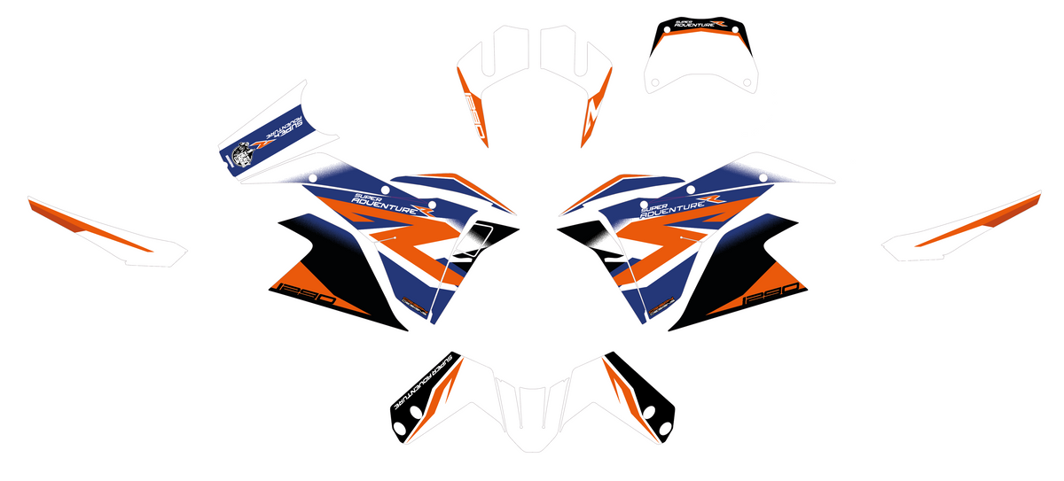 Parker - KTM 1190 ADV R custom decal set – Crispy Designs | Specialist ...
